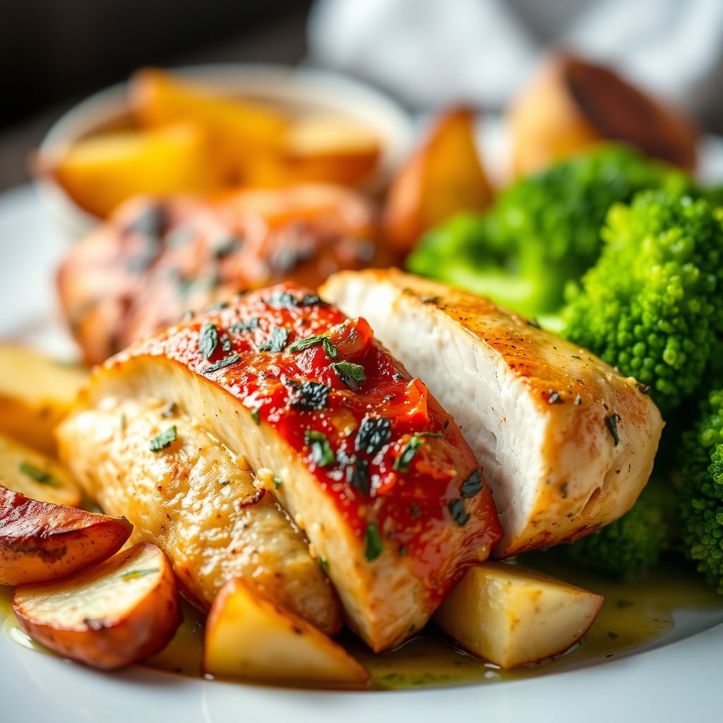 Italian Herb-Roasted Chicken and Potatoes - OttoChef AI | Discover ...
