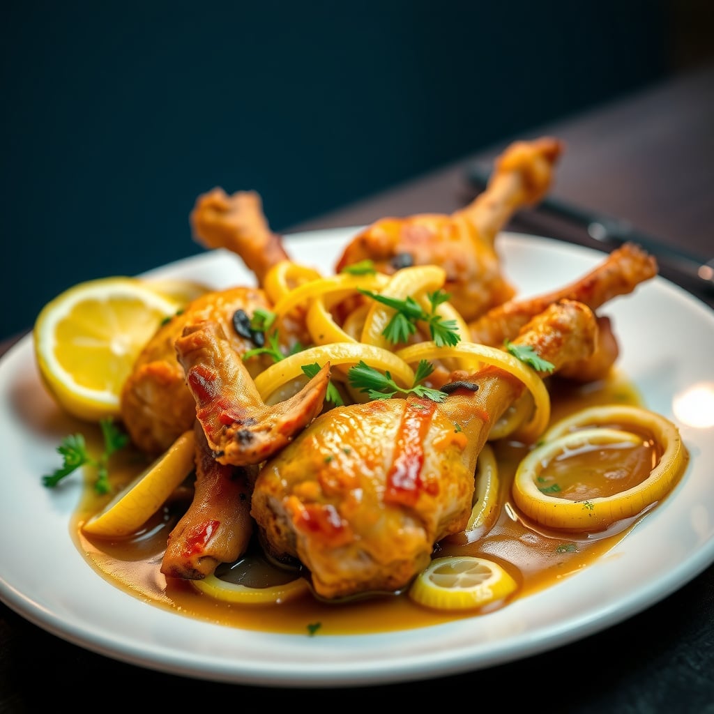 Family-Style Moroccan Chicken Tagine with Preserved Lemons - OttoChef ...